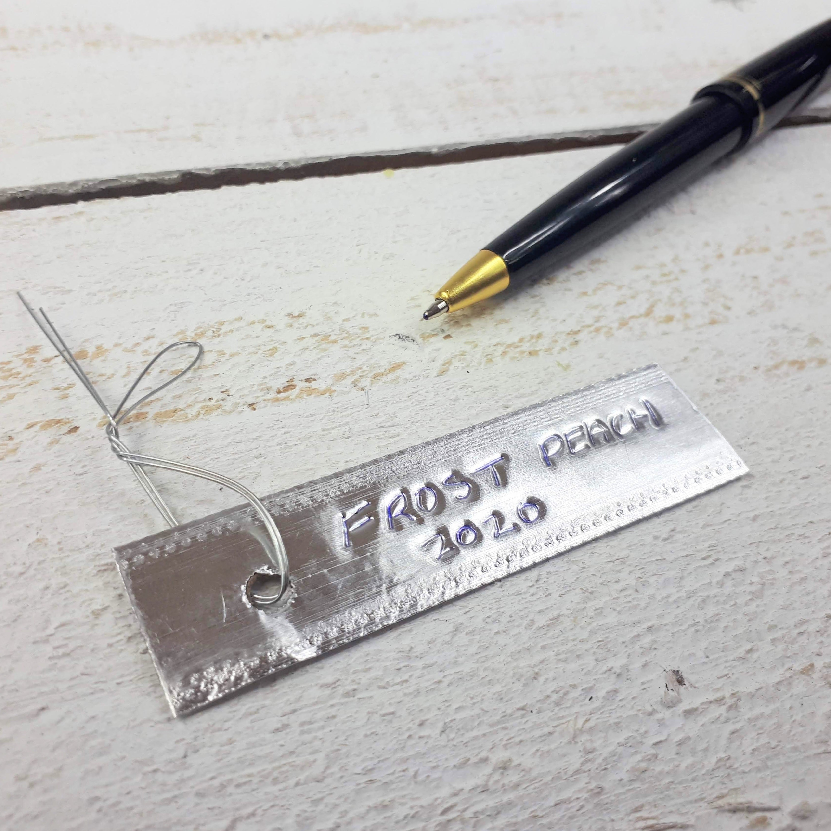 Alumaboss Tree Labels - Permanent Orchard Markers | Silver Creek ...